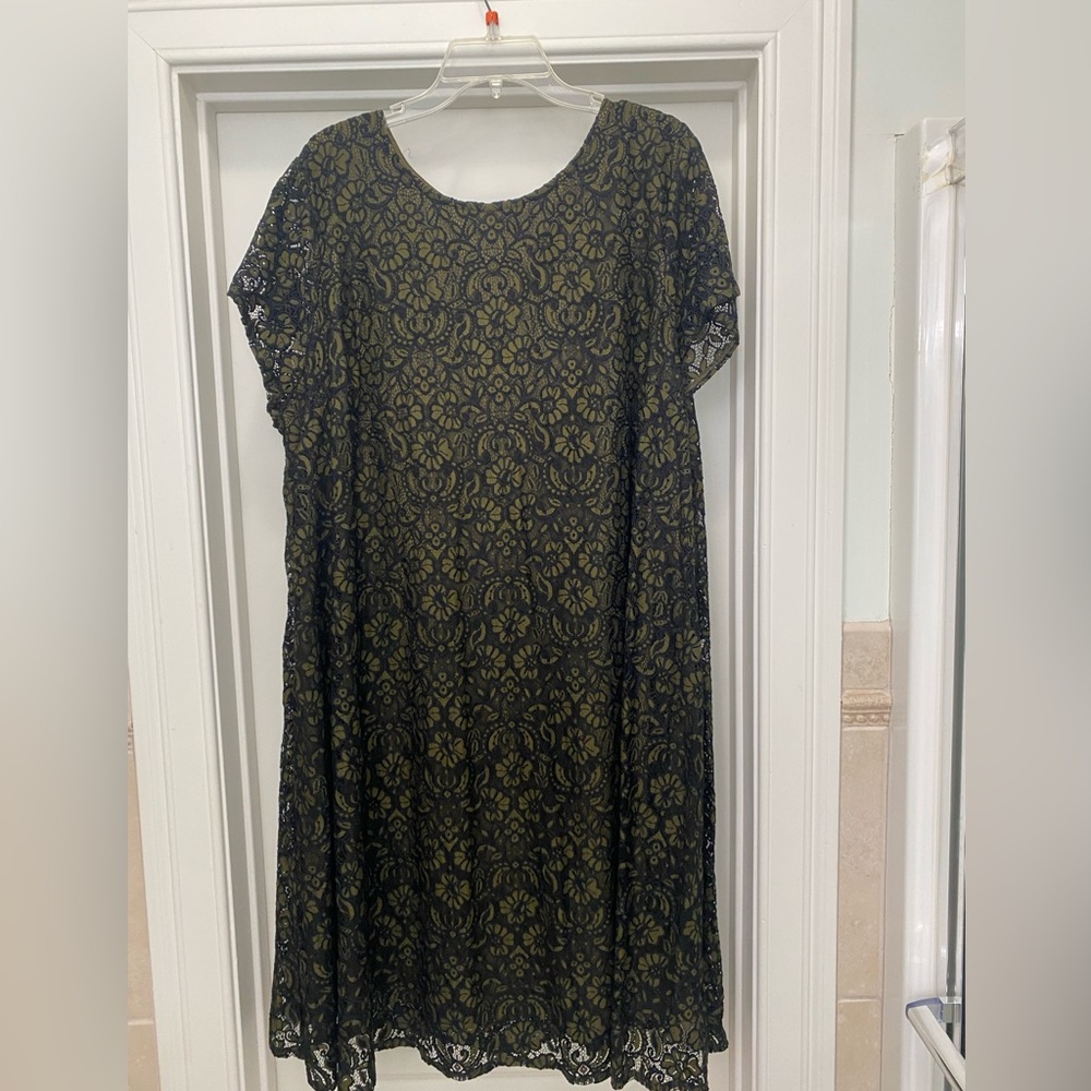 Lane Bryant Lace Dress - Gem